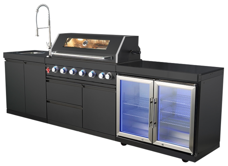 B-ZH601BG Black Stainless Steel Outdoor Kitchen BBQ Grill Cabinet - Buy ...